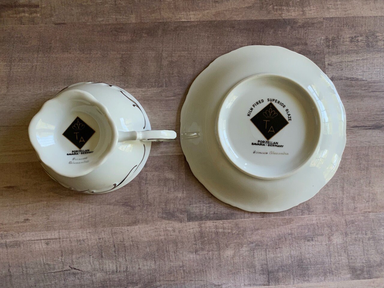 Princess Alexandra Cup & Saucer Set Porzellan China - Etsy