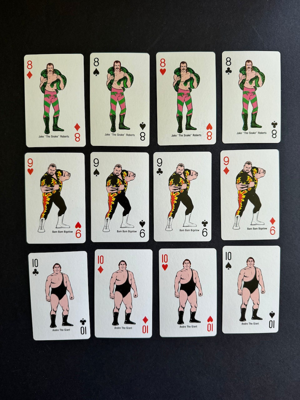 1988 WWF Super Stars Playing Cards, Complete Set, 54 Cards, Titansports ...