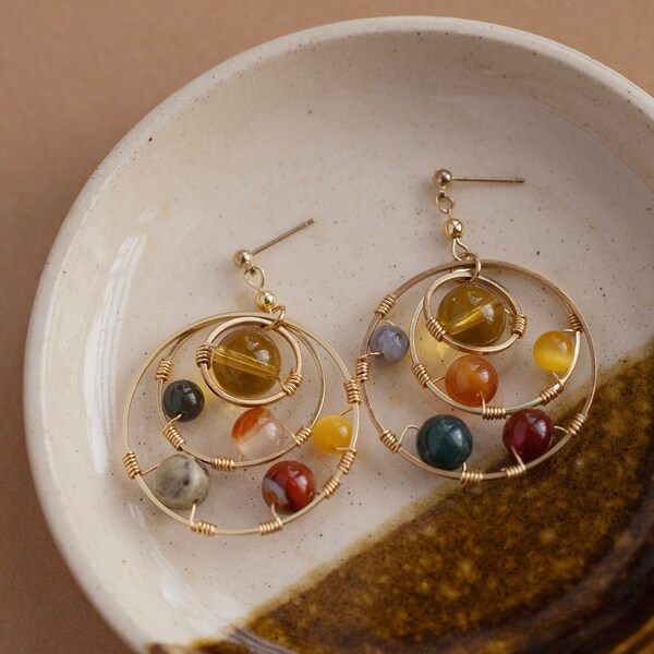 Solar System Earring - Etsy