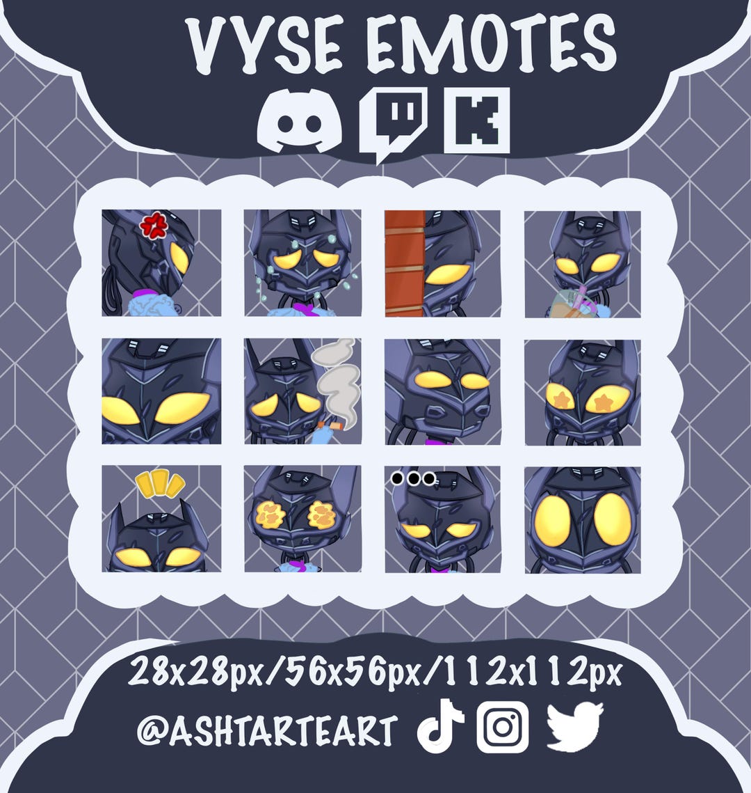 Vyse Emote Valorant Discord Twitch Kick - Etsy
