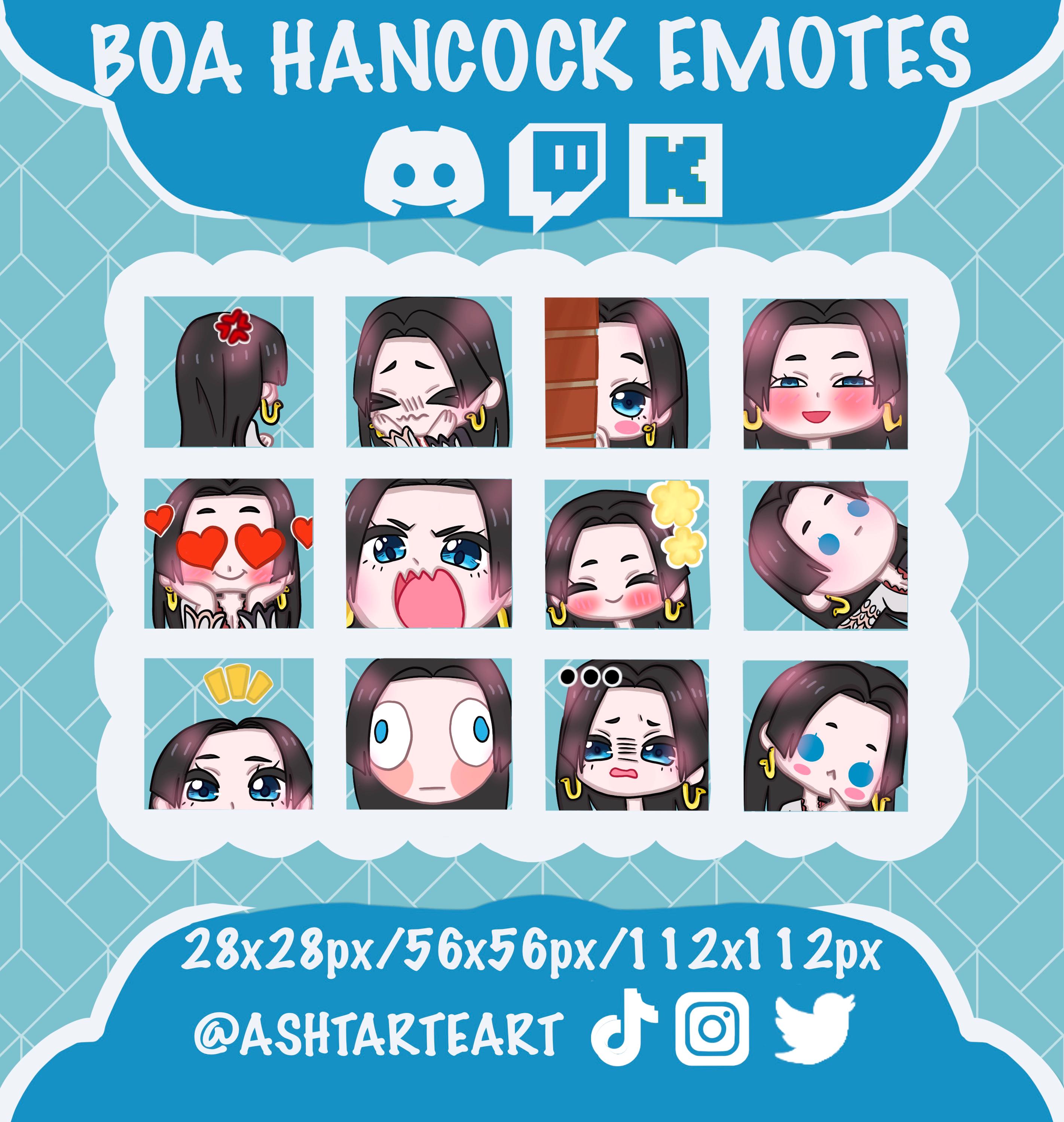 Boa Hancock Emotes for Discord, Twitch and Kick - Etsy