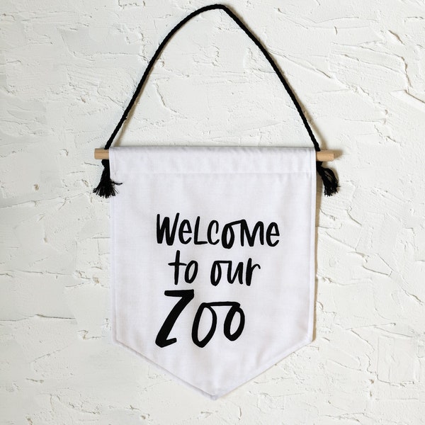 Welcome to Our Zoo Sign - Etsy