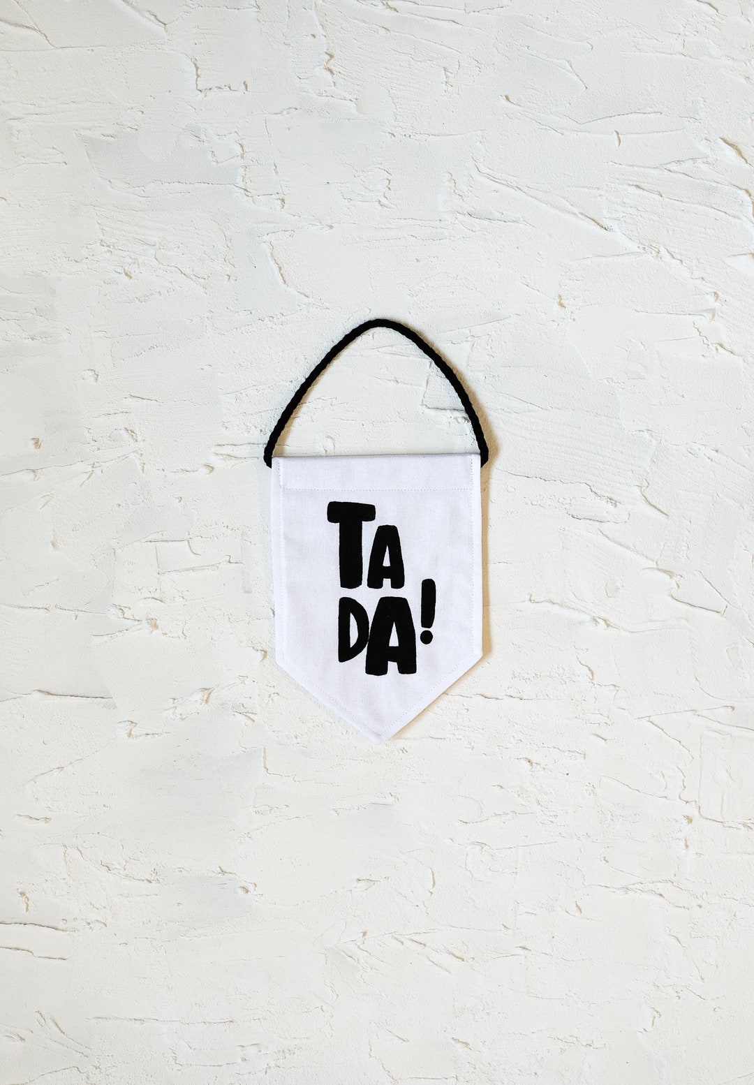 Tada!- Mini Size | Wall Decor Banner | Hand Painted | Hanging Flag ...