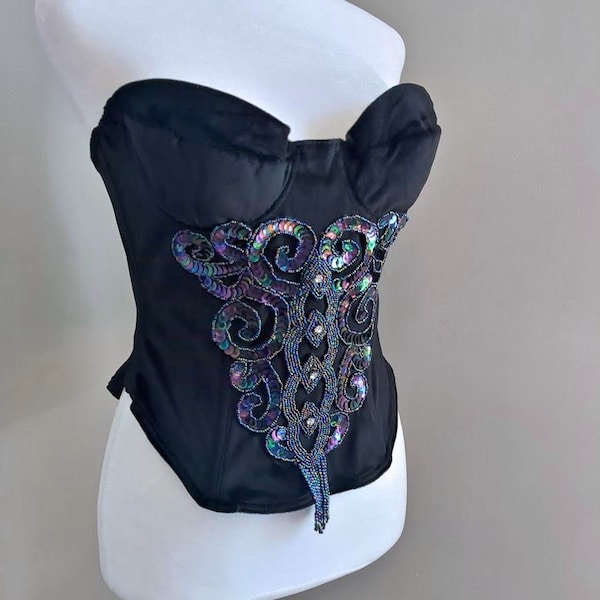 Beaded Corset Applique at Karrie Keane blog