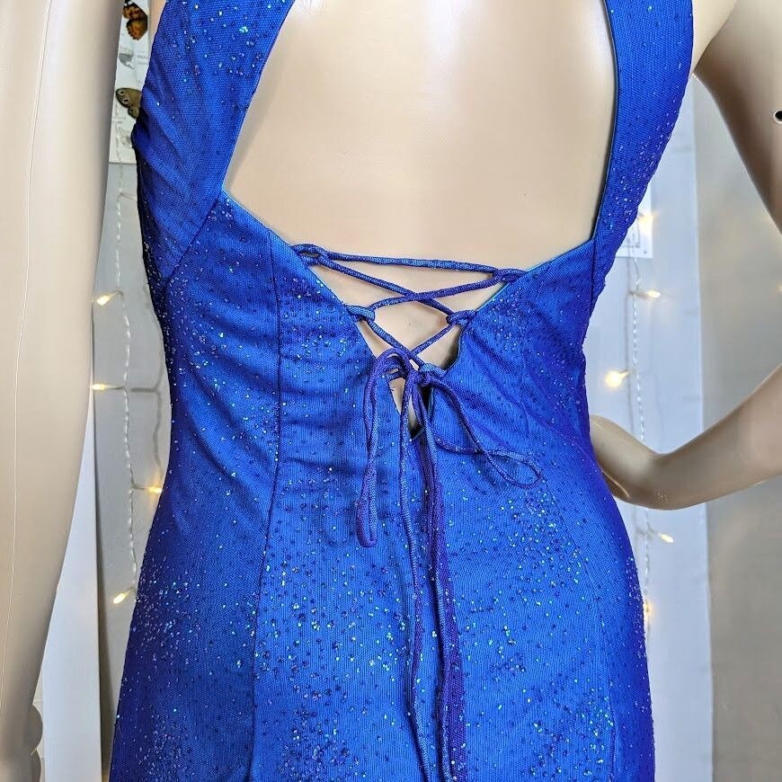 Vintage 90s Y2k Zum Zum Prom Dress Purple Mesh Glitter Mermaid - Etsy