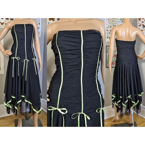 Y2k Ribbon Dress - Etsy