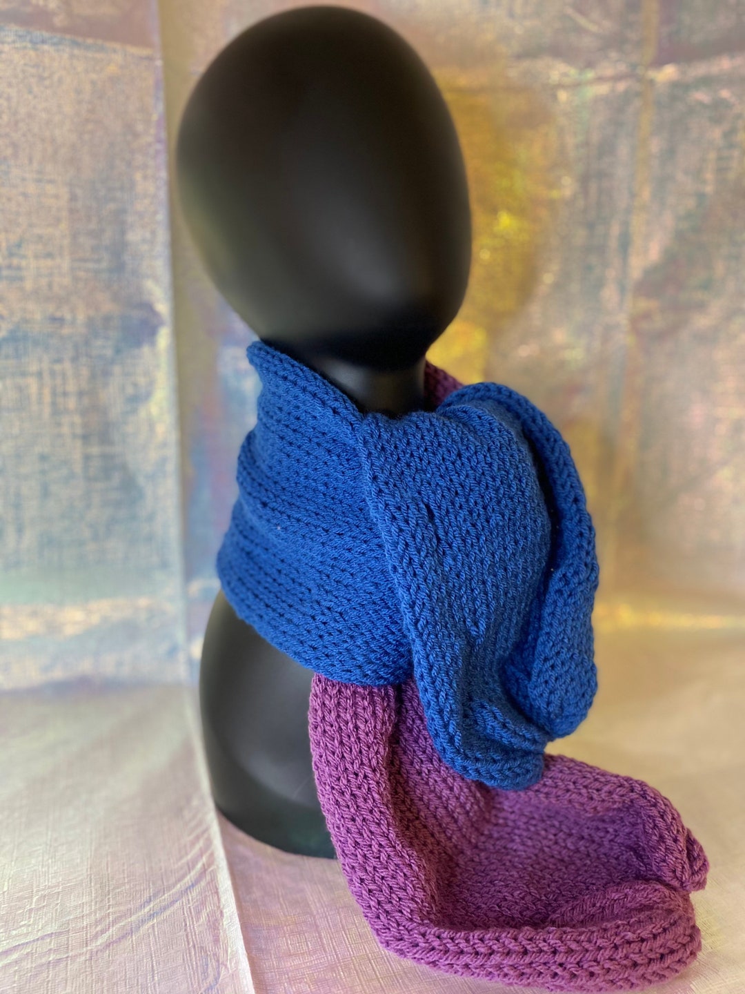 Custom Knitted Scarves Color - Choose Your Color - Etsy