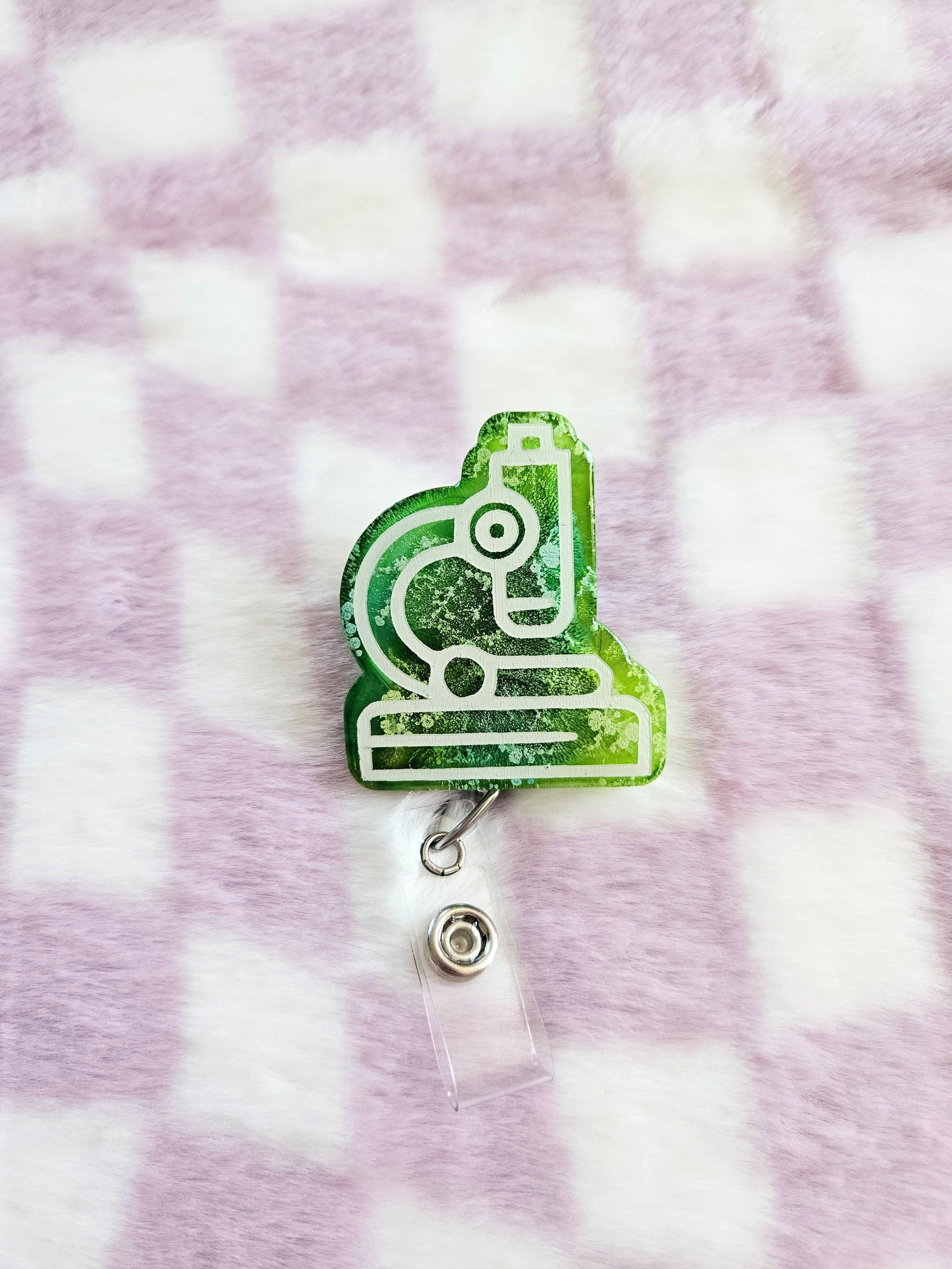 Microscope Medical Laboratory Scientist Lab Week Badge Reel - Etsy