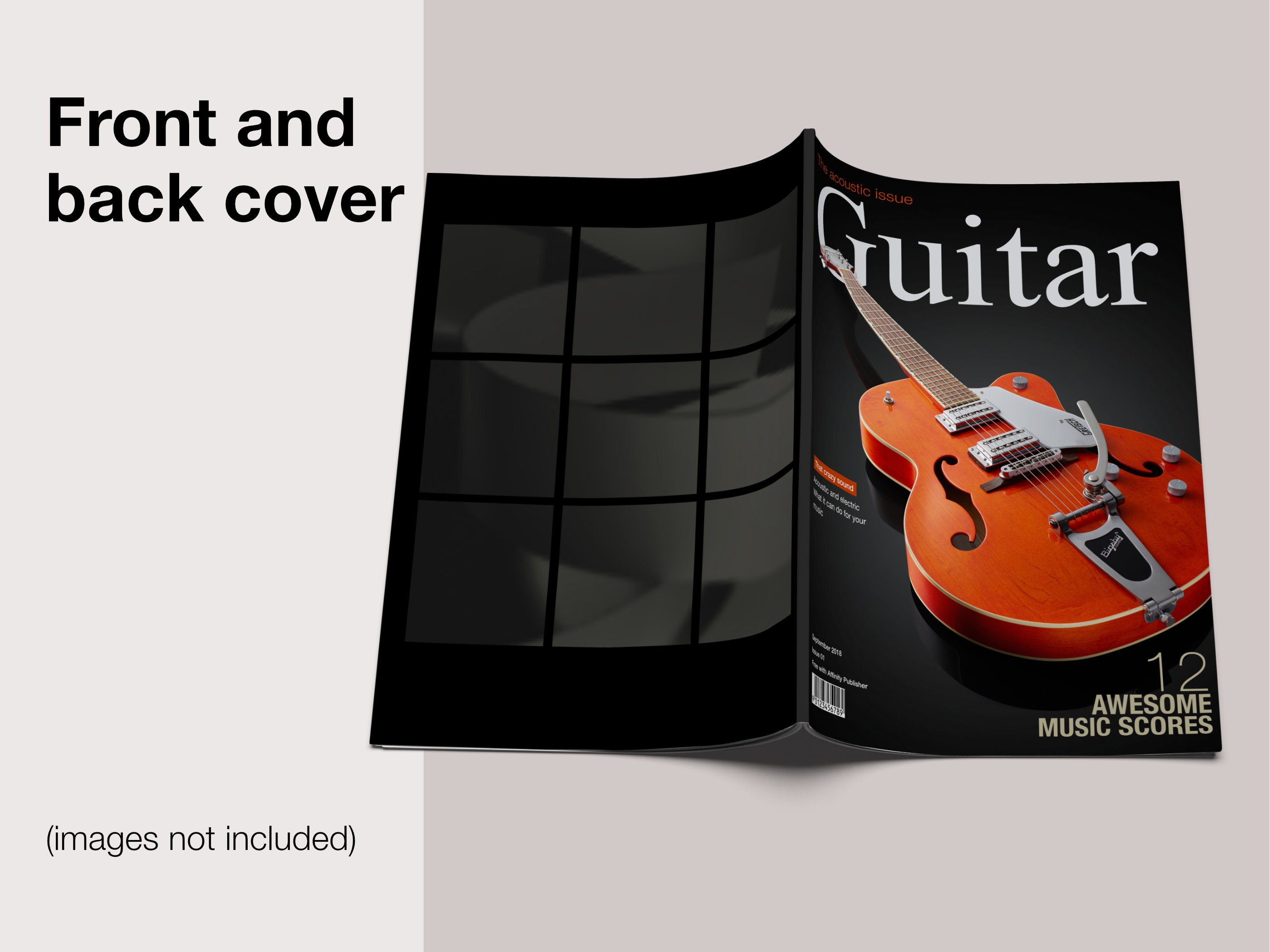 Magazine Mockup for Affinity V2 - Etsy