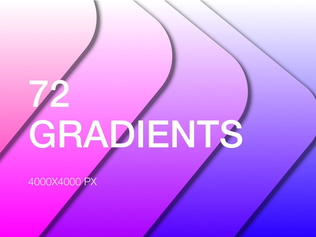 72 Gradient Digital Papers in PNG Format - Etsy