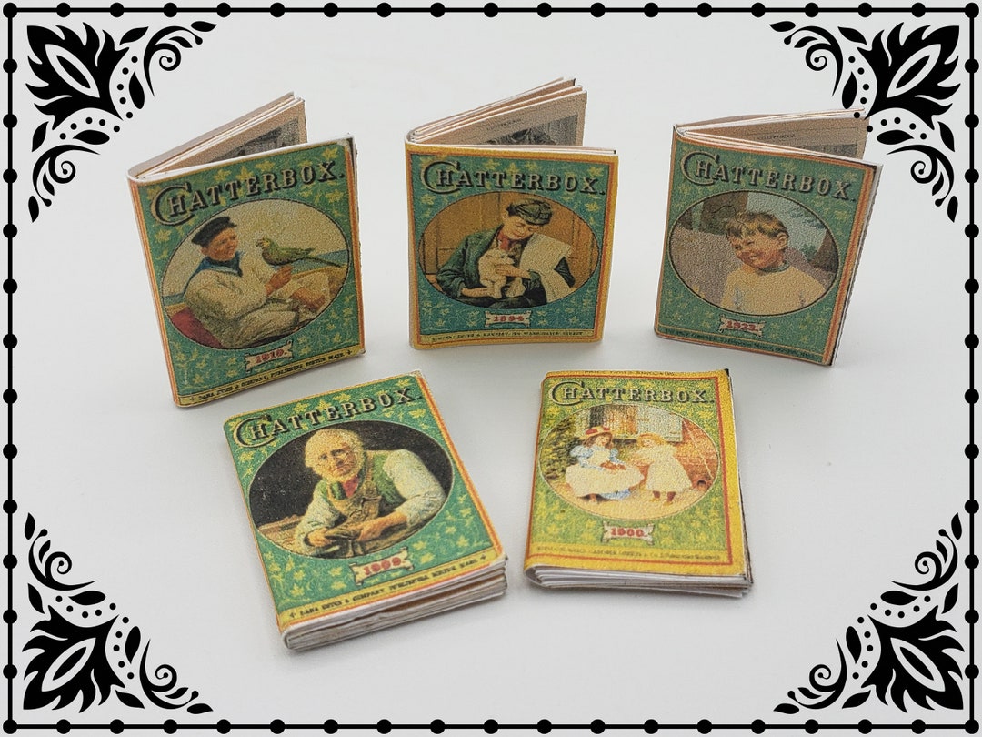 Chatterbox Magazine 1/12 Dollhouse Miniature Printable Digital Download ...