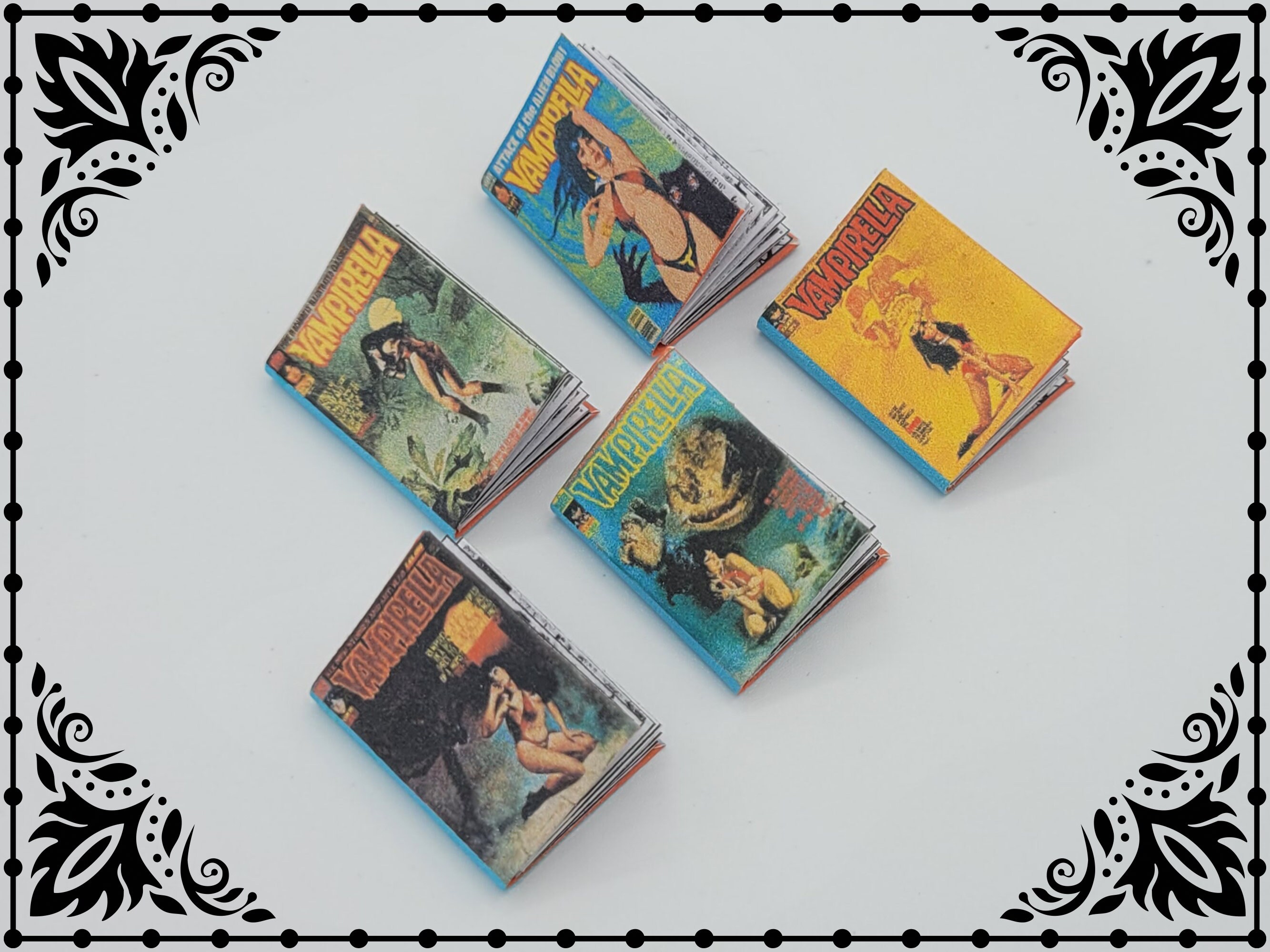 Vampirella Comic Books 1/12 Dollhouse Miniature Digital - Etsy