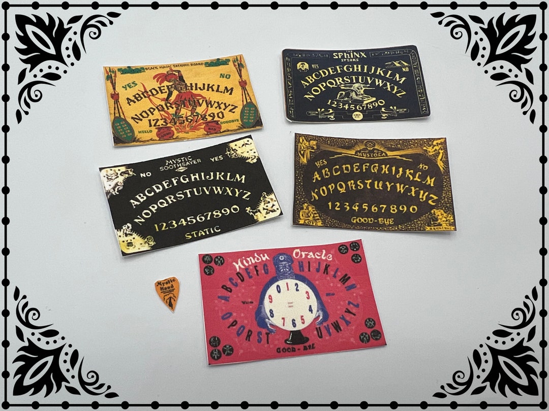 Ouija Boards Set 1/12 Dollhouse Miniature Printable Digital Download - Etsy