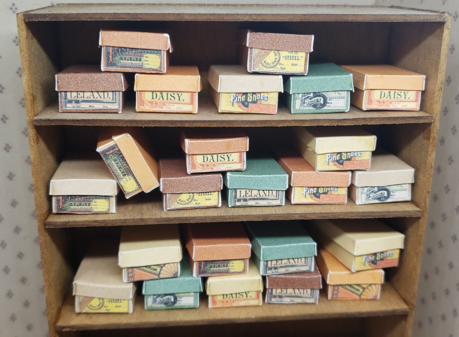 Vintage Shoe Boxes 1/12 Dollhouse Miniature Digital Download - Etsy