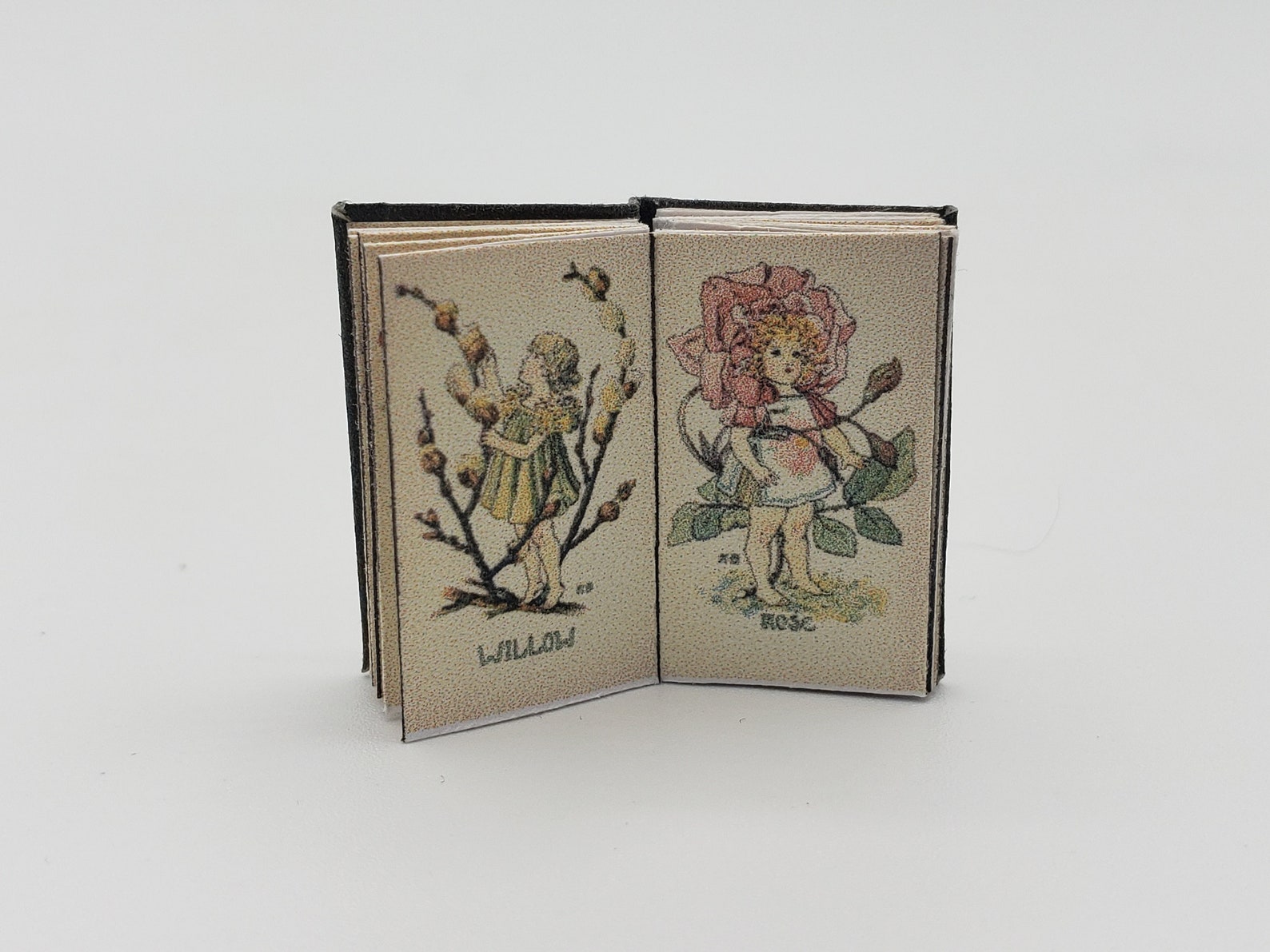 A Flower Book 1/12 Dollhouse Miniature Printable Digital Download - Etsy