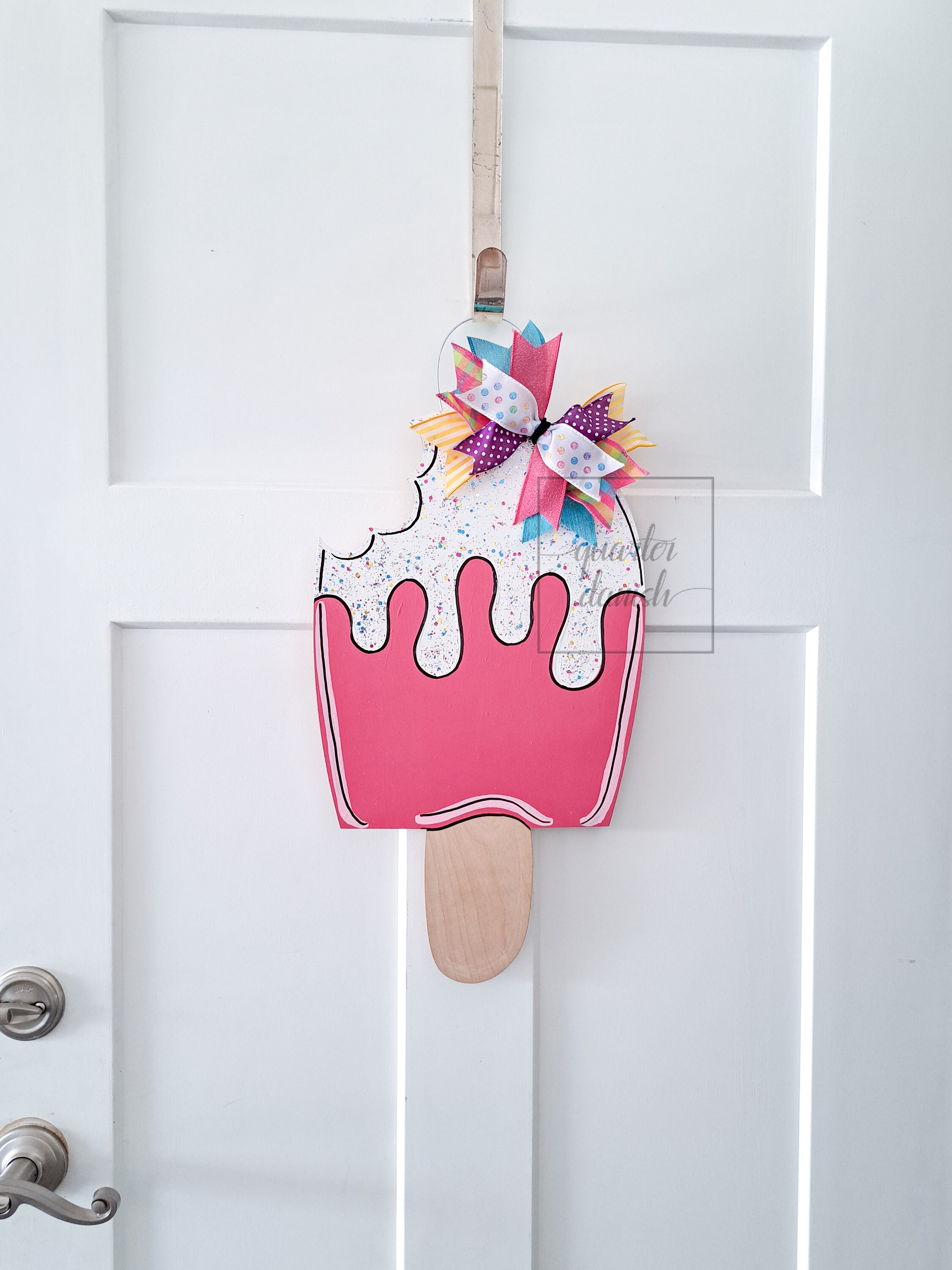 Popsicle Door Hanger, Ice Cream Door Hanger, Popsicle Decor, Summer ...