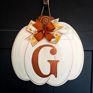 Personalized Pumpkin Patch Sign, Last Name Sign for Front Door, Pumpkin ...