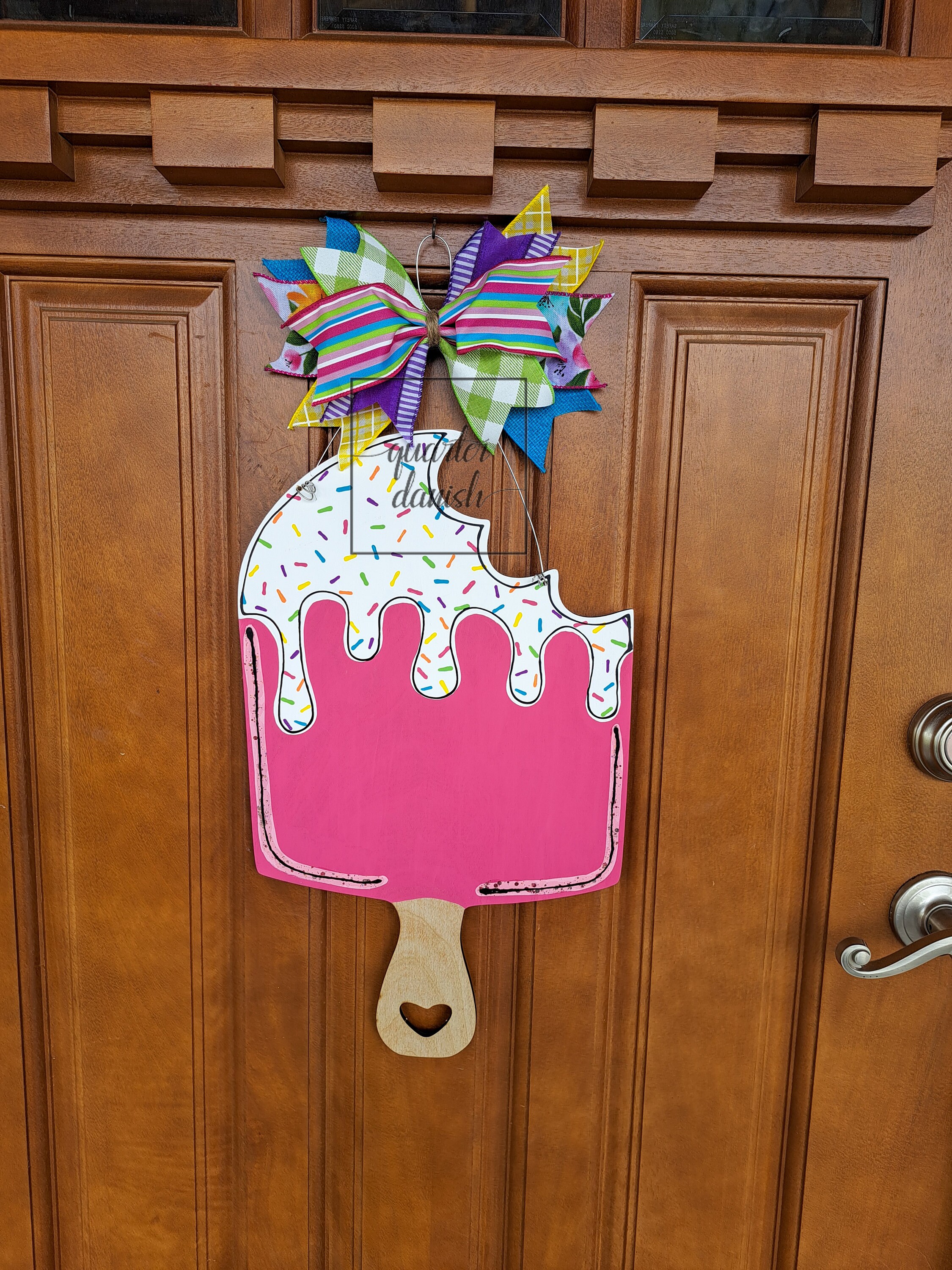 Popsicle Door Hanger, Ice Cream Door Hanger, Popsicle Decor, Summer ...