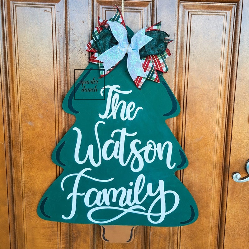 Christmas Door Decor - Etsy