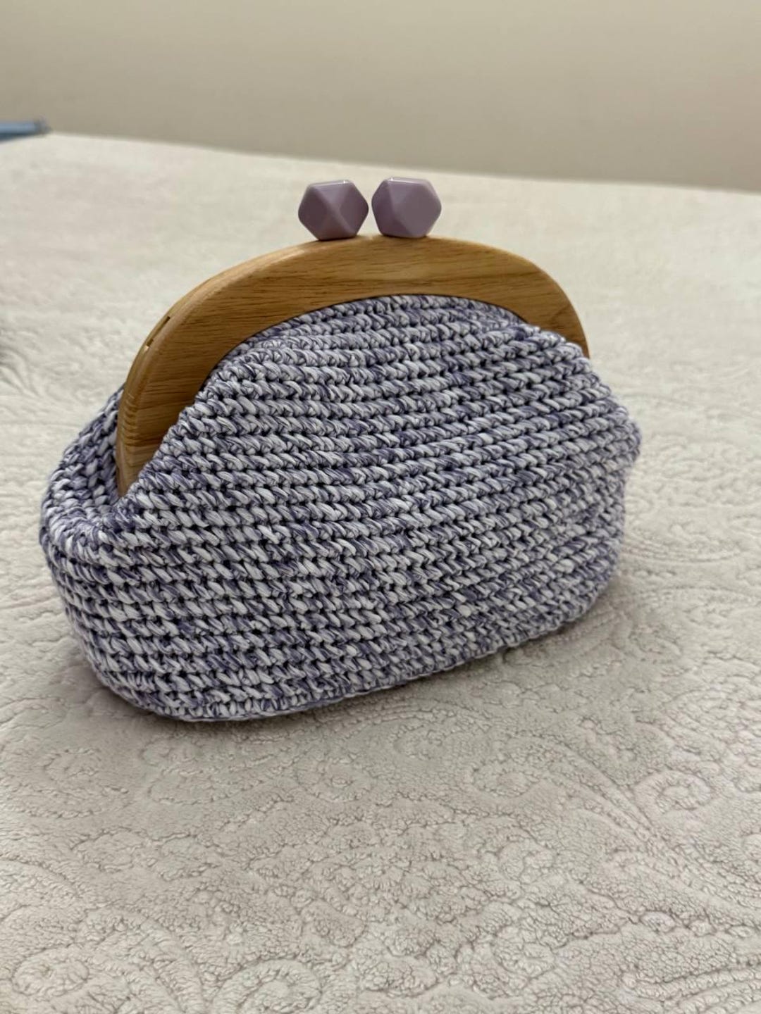 Handmade Wooden Framed Raffia Clutch Bag / Blue Soft Rafia Bag / Straw ...