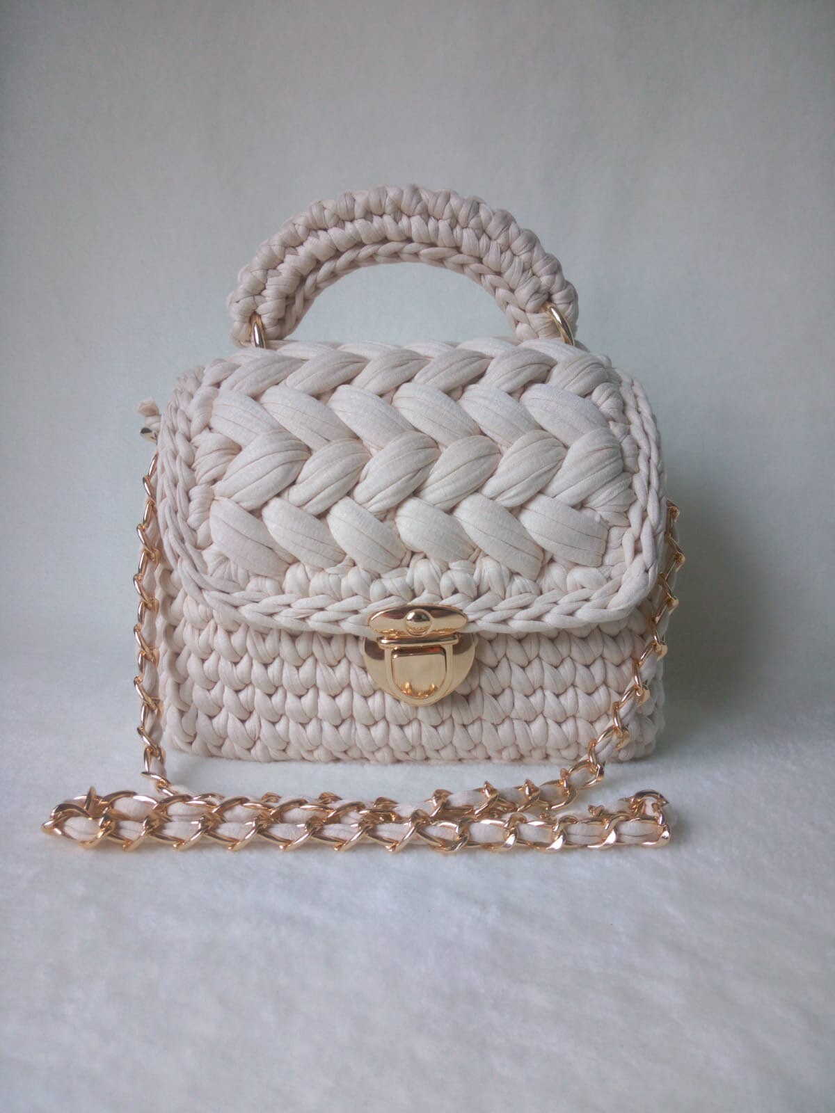 Bag/handmade Bag/hand Woven Bag/crochet Bag/knitted Bag/white - Etsy