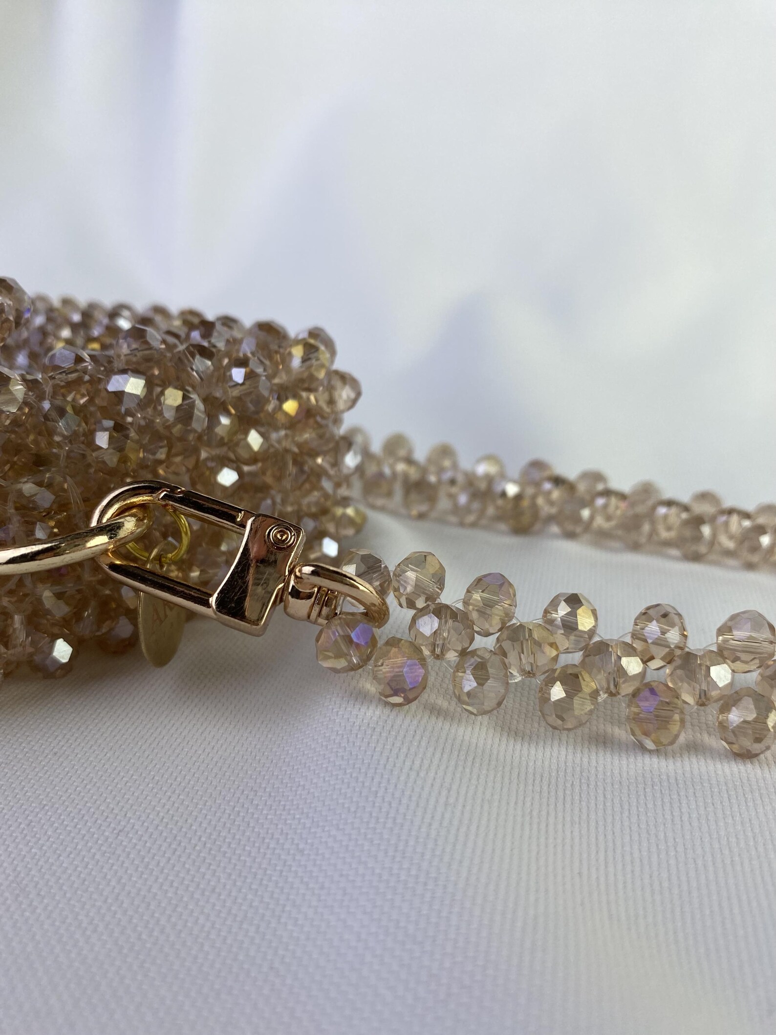 Crystal GLASS Bead Bag/crystal Bead Bag/luxury Bead Bag, Evening Bag ...