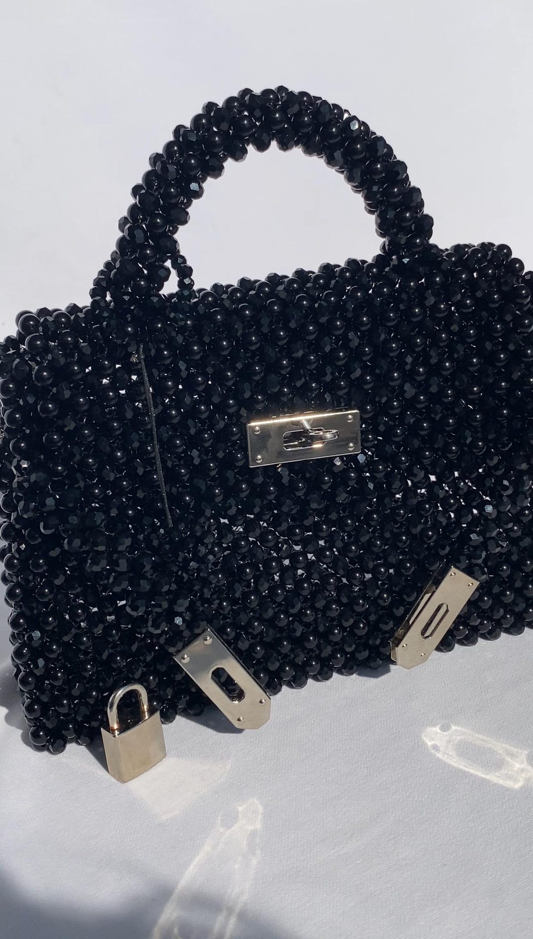 Handmade Glass Bead Bag: Luxury Evening Purse - Etsy