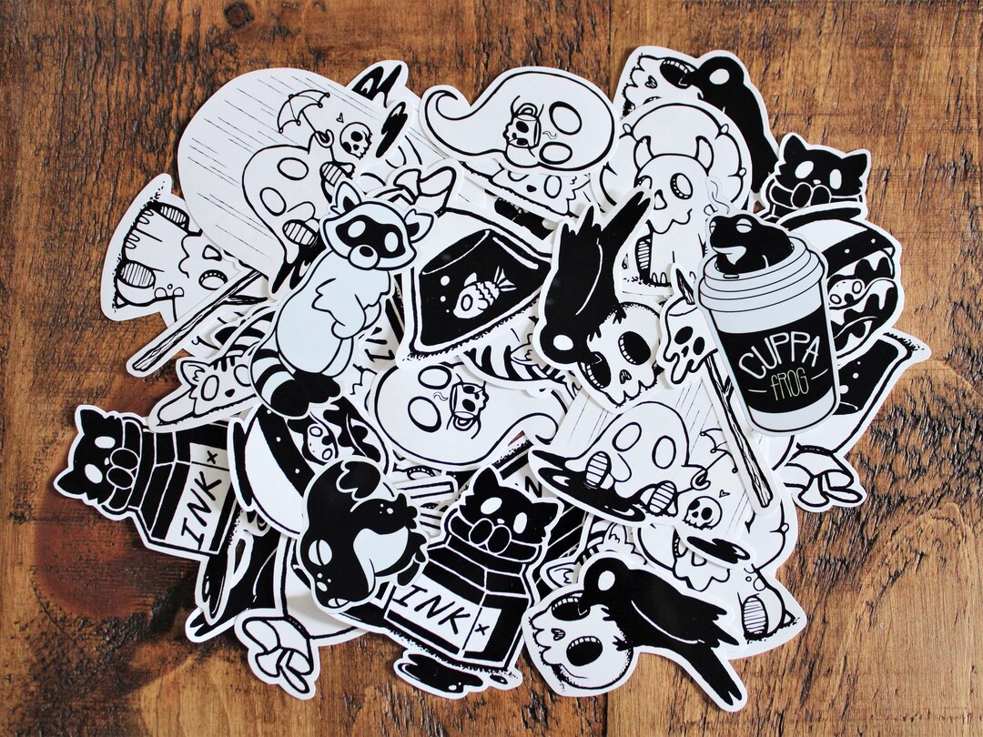 Custom Sticker Pack | Vinyl Waterproof Sticker | Gloss Finish | Cute ...