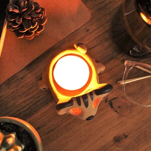 Tiger Candle Holder | Tealight | Ceramic Animal | Cute Gift | - Etsy