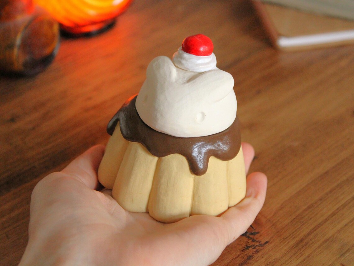 Sweet Cherry Dessert Bunny Pastry Jewellery Pot/box - Etsy