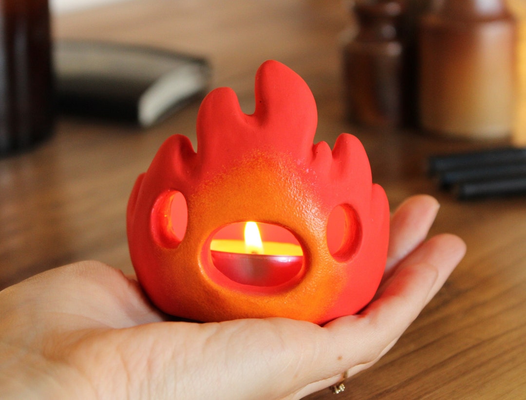 Fire Flame Candle Holder - Etsy