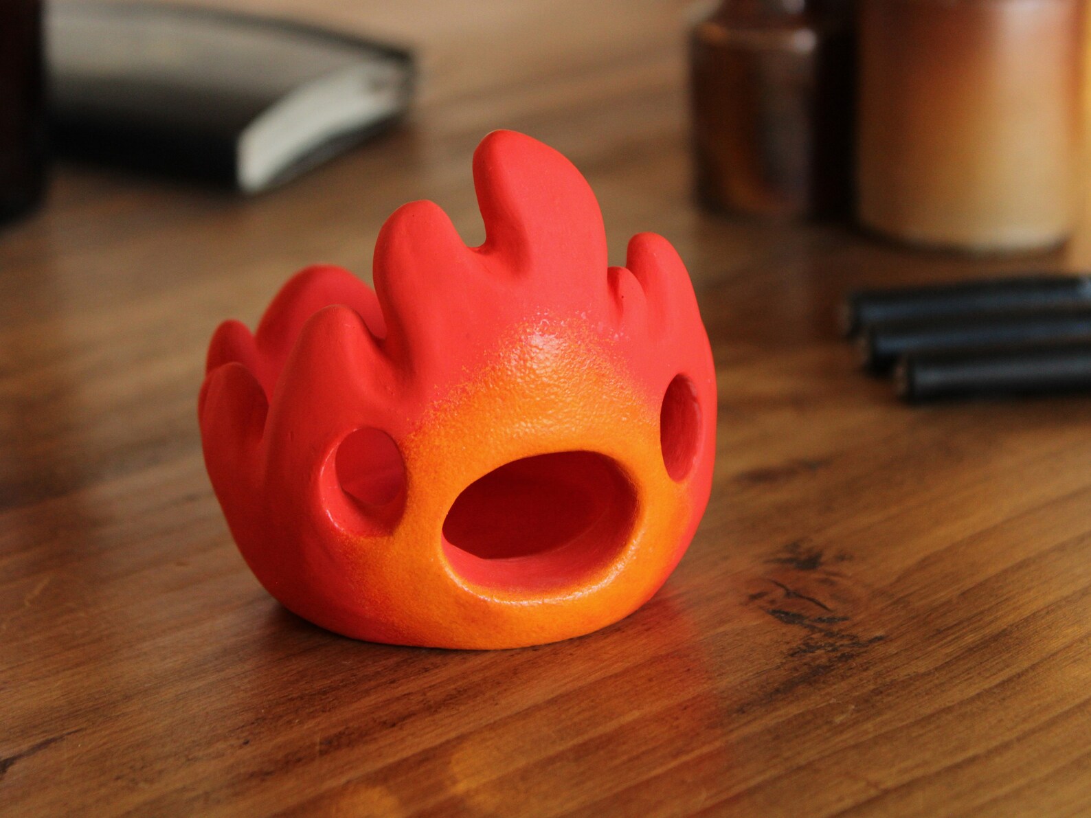 Fire Flame Candle Holder - Etsy