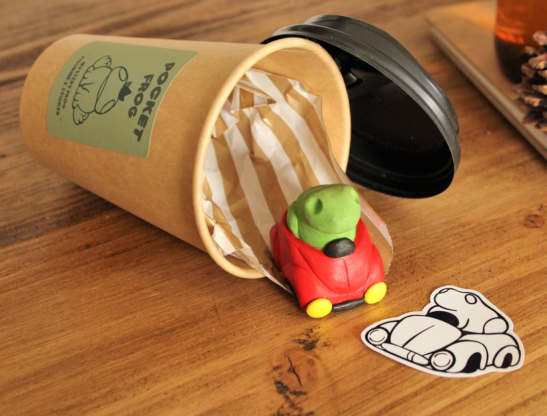 MYSTERY Box - Frog - Blind Box & Sticker | Cute Art Collectables Décor ...