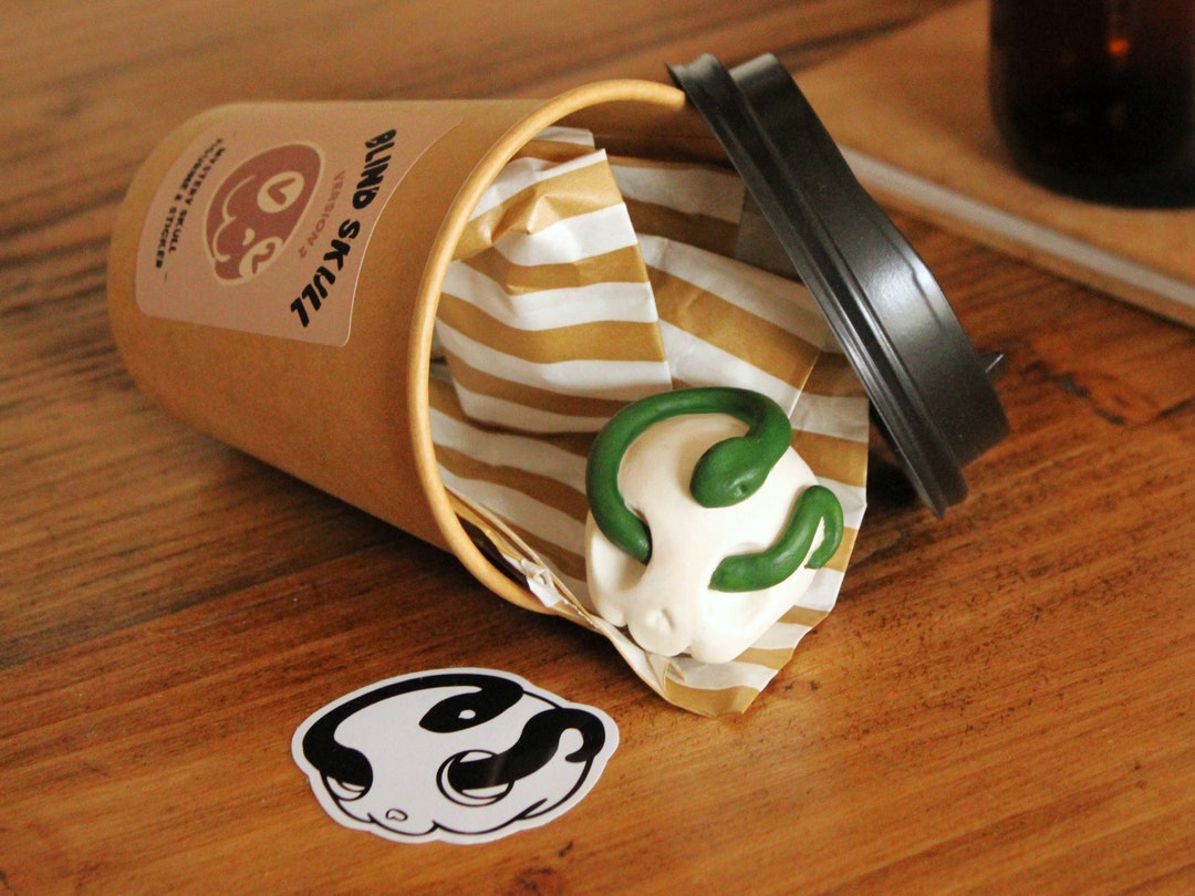 MYSTERY Box - Skull V.2 - Blind Box & Sticker | Cute Art Collectables ...