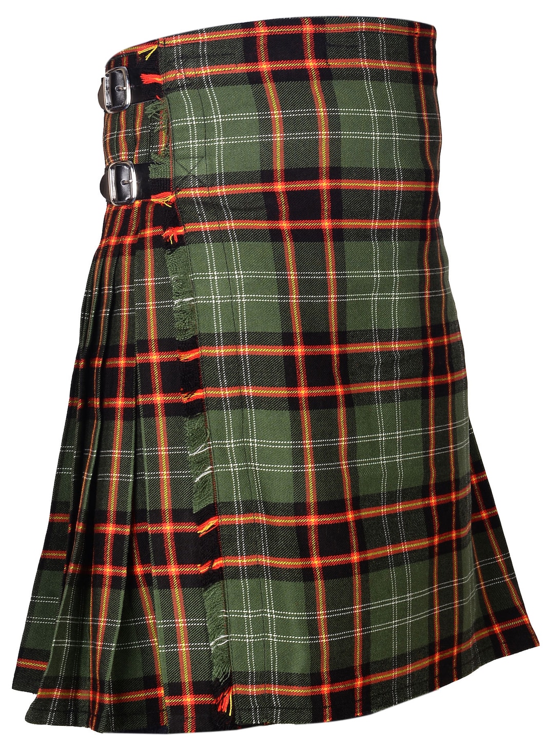 Bomb Squad Tartan Scottish 8 Yard Kilt - Custom Made Highlander Traditional Kilt - 16 Oz Tartan ...
