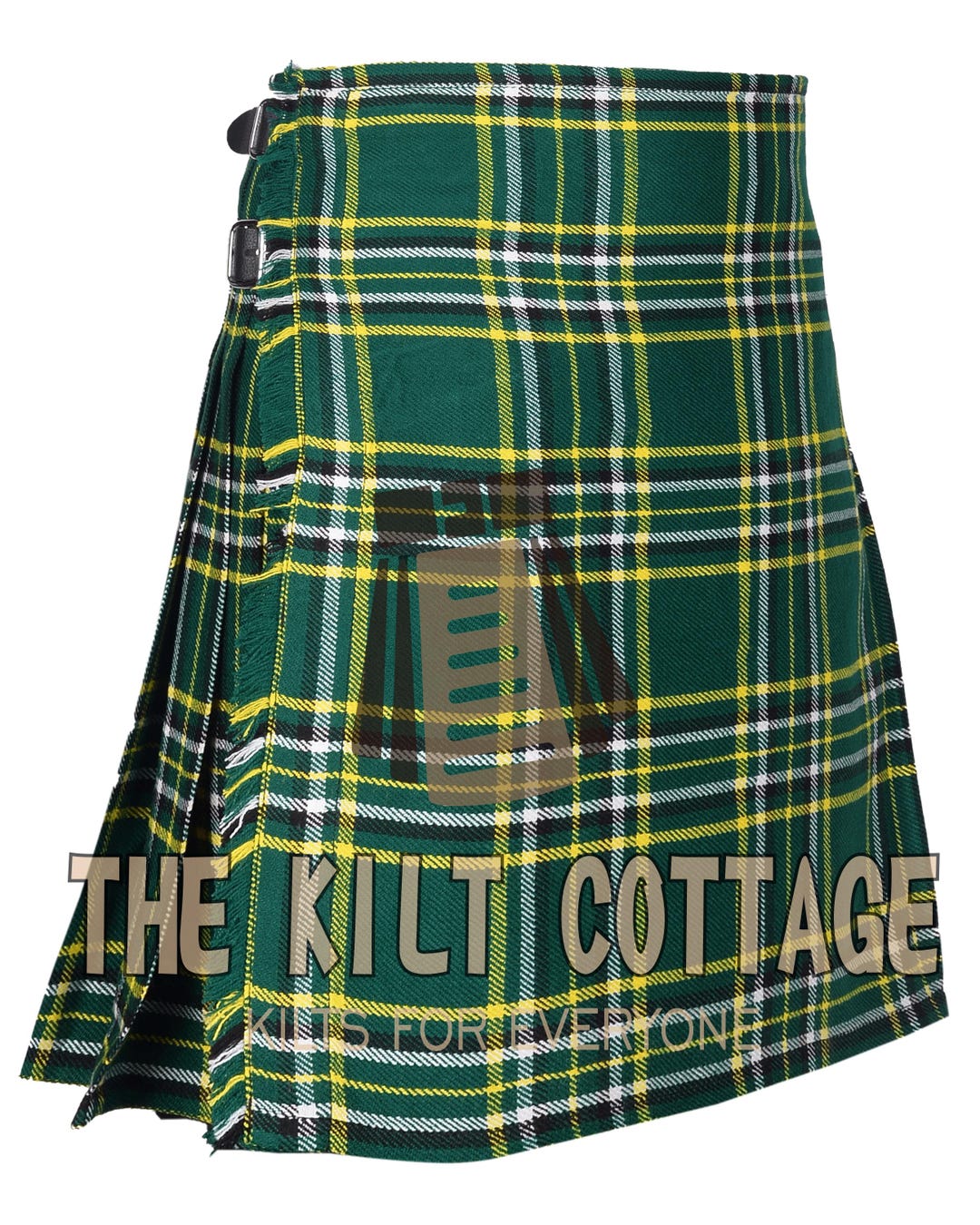 St Patrick Tartan Scottish 8 Yard Kilt for Men - 16oz Acrylic Fabric ...