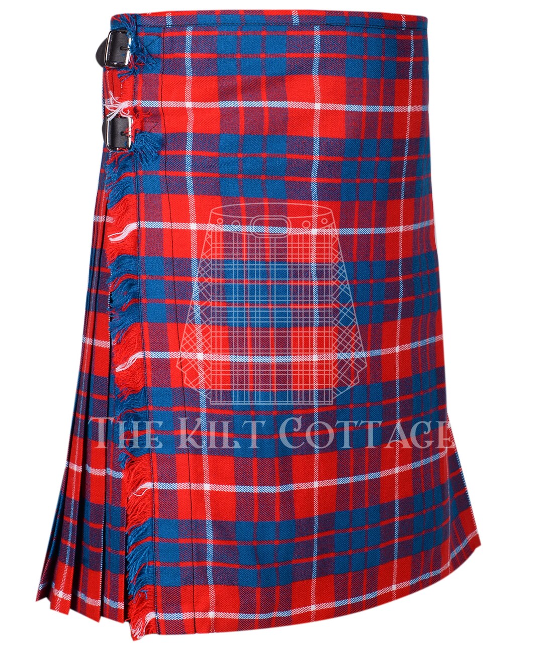 Red Hamilton Tartan Scottish Lightweight Sport Kilt - Highland Games Kilt - 13 Oz Tartan Kilts ...