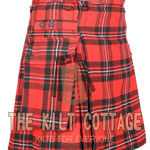 Traditional Scottish Kilt - Macgregor Tartan Utility Kilt for Men - Highlanders Casual Kilt ...