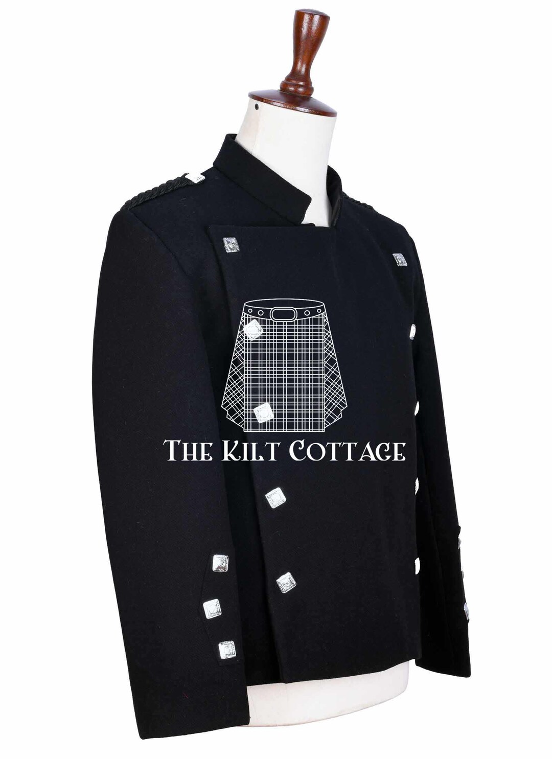 Scottish Montrose Doublet Jacket - Made to Order Kilt Jacket - Made to ...