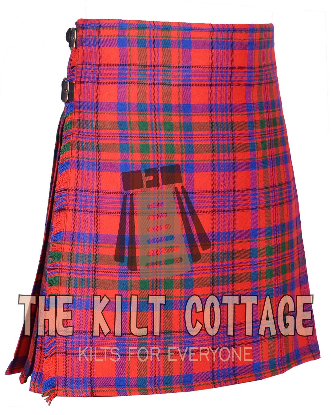 Murray of Tulloch Tartan Scottish 8 Yard Kilt for Men - 16oz Acrylic ...