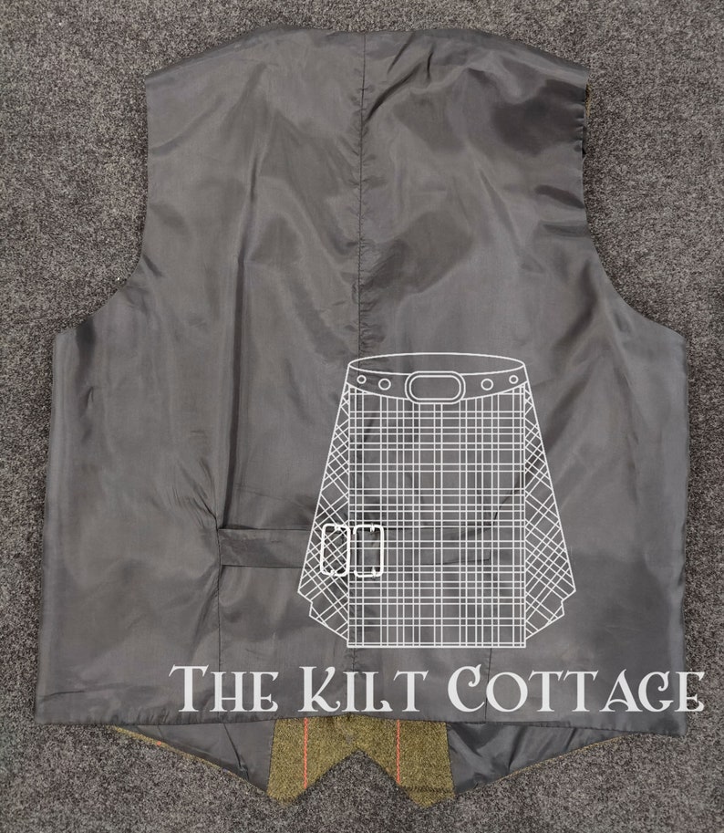 100% Wool Scottish Kilt Jacket and Waistcoat Argyll Jacket Made to ...