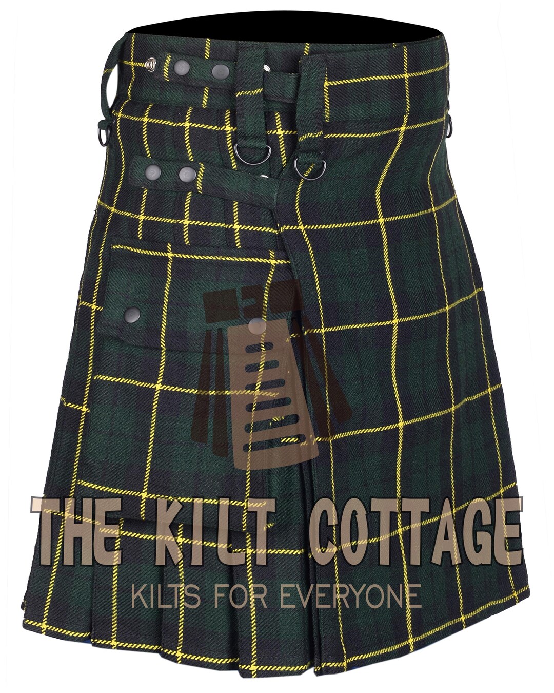Traditional Scottish - Wallace Hunting Tartan Utility Kilt for Men ...
