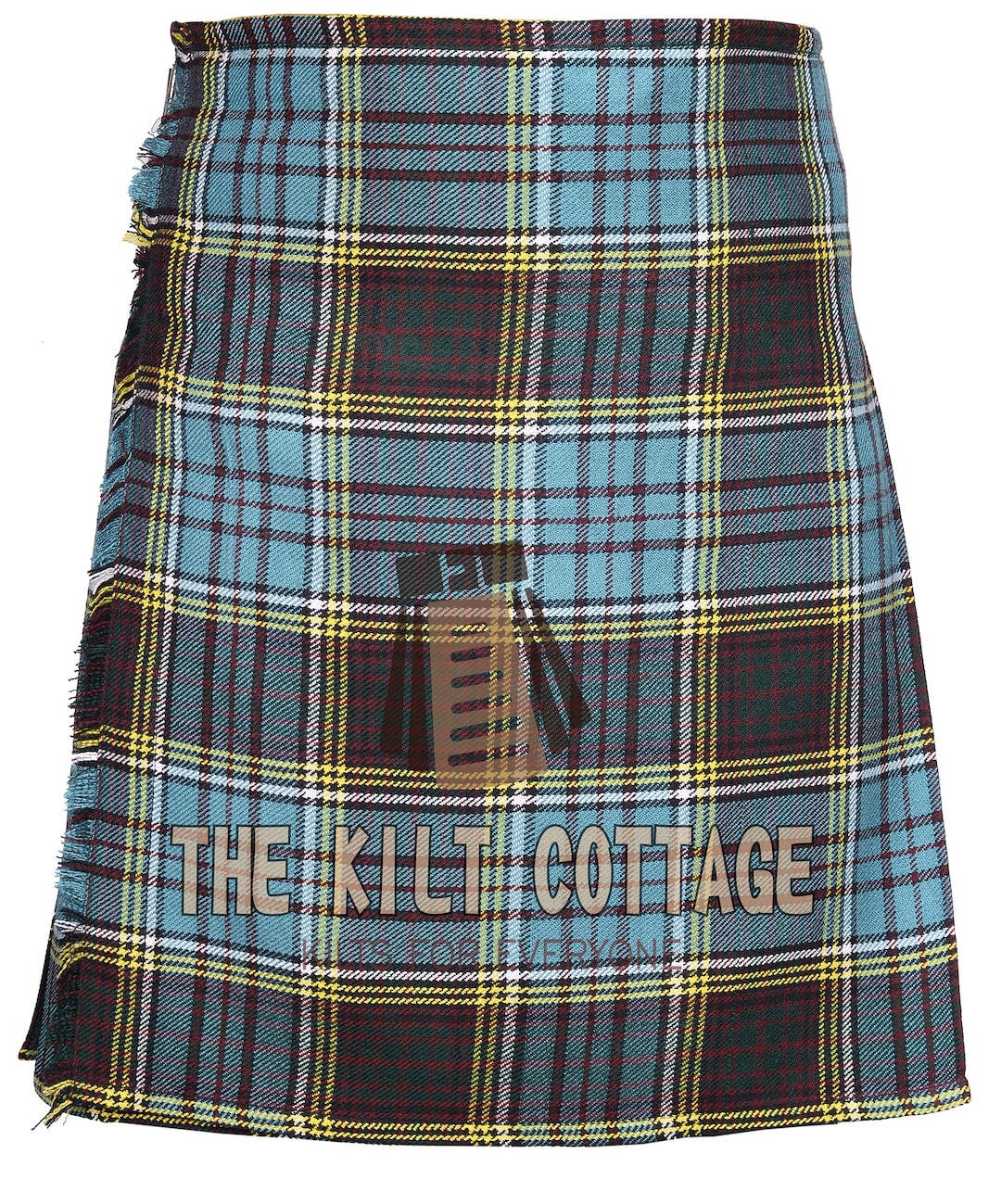 Anderson Tartan Scottish 8 Yard Kilt for Men - 16oz Acrylic Fabric ...