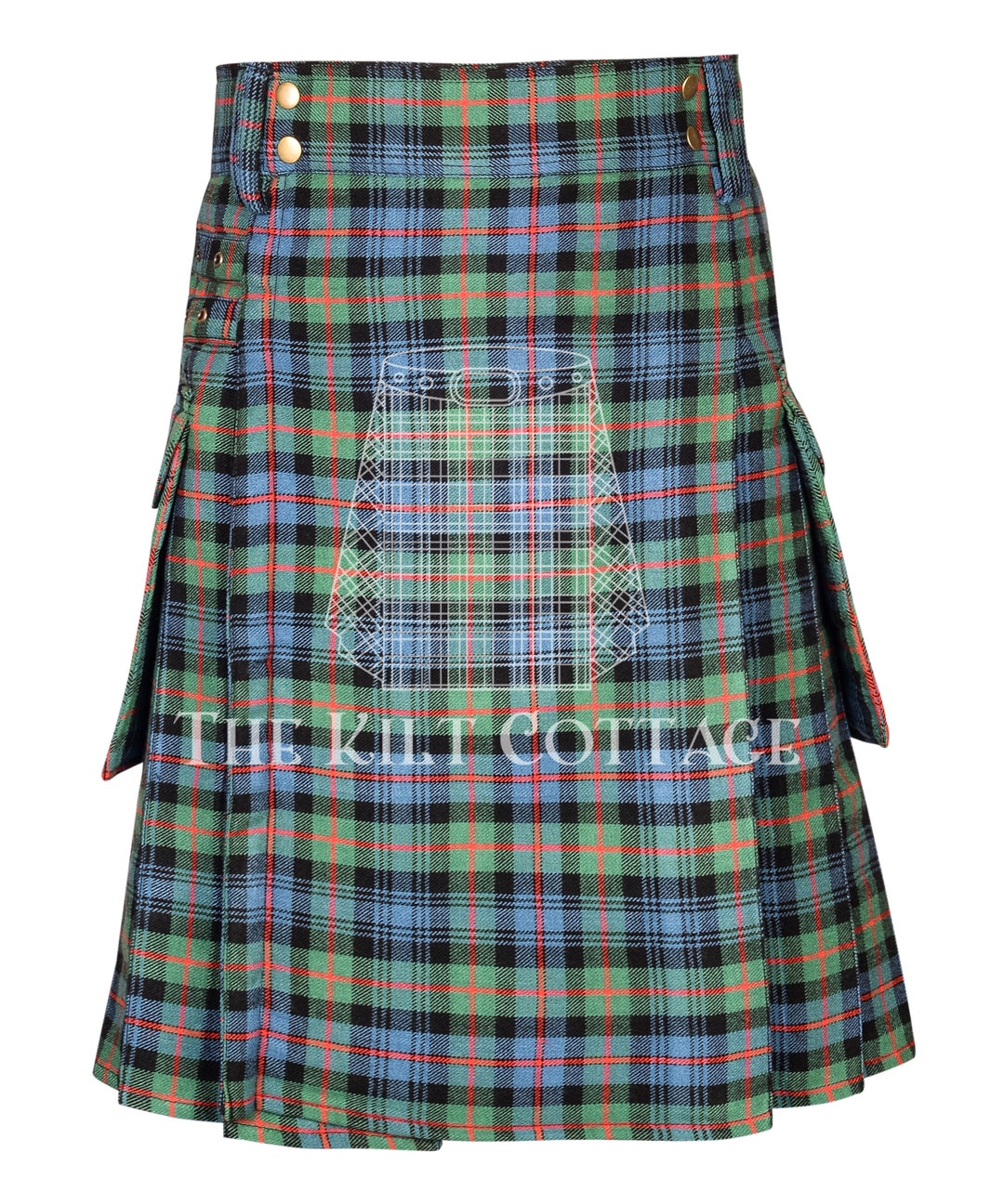 Murray of Athol Tartan Utility Kilt for Men - 16 Oz - Custom Made ...