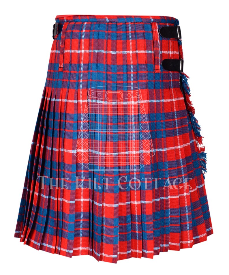 Red Hamilton Tartan Scottish Lightweight Sport Kilt Highland Games Kilt 13 Oz Tartan Kilts for ...