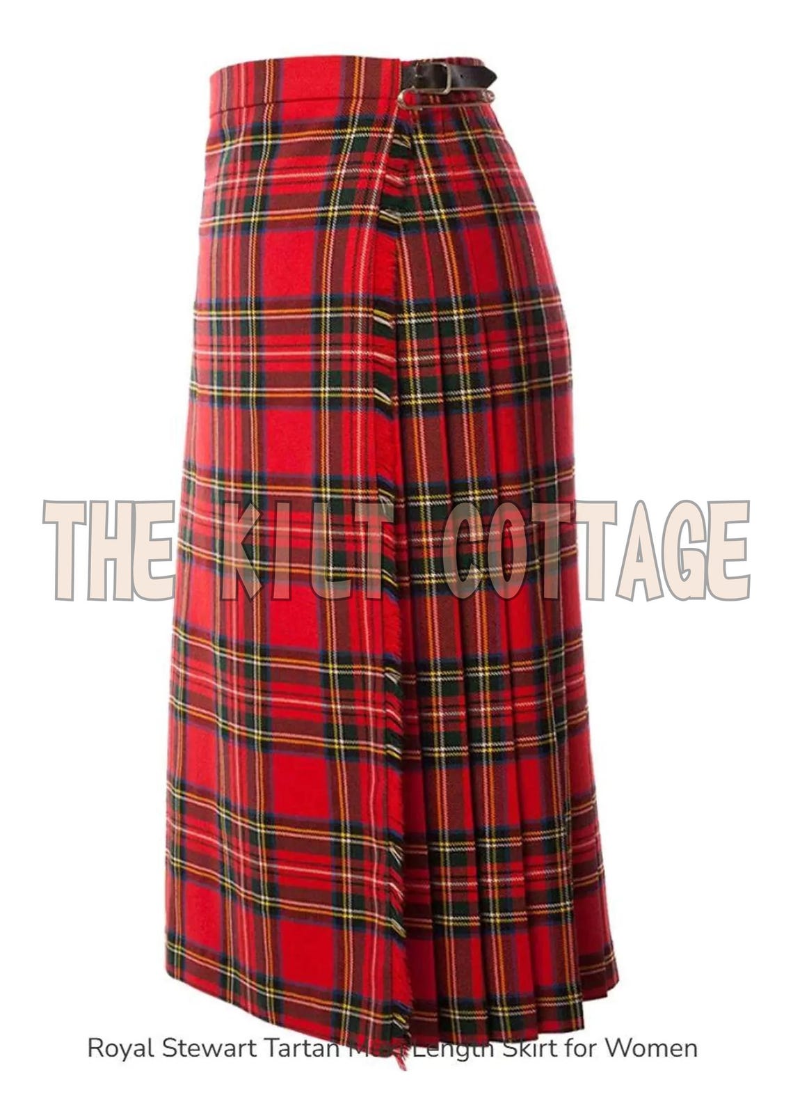 Women's Tartan Kilt - Tartan Maxi Kilted Skirt - Girls Hostess Skirt ...