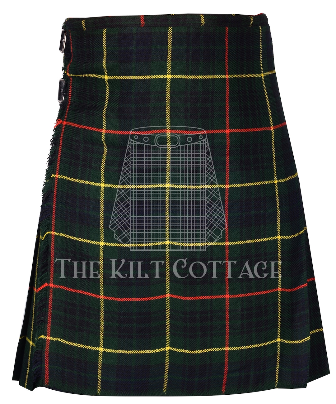 Hunting Stewart Tartan Scottish 8 Yard Kilt - Highland Games Kilt - 13 Oz Tartan Kilts for Men ...