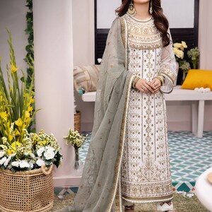 Asim Jofa Dhanak Rang Dresses Collection Salwar Kameez Pakistani Dress Party Wear Dress Gift for ...