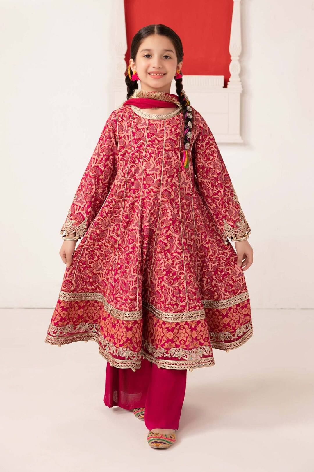Maria B Kids Eid Collection Pakistani Dress Party Wear Dress Wedding ...