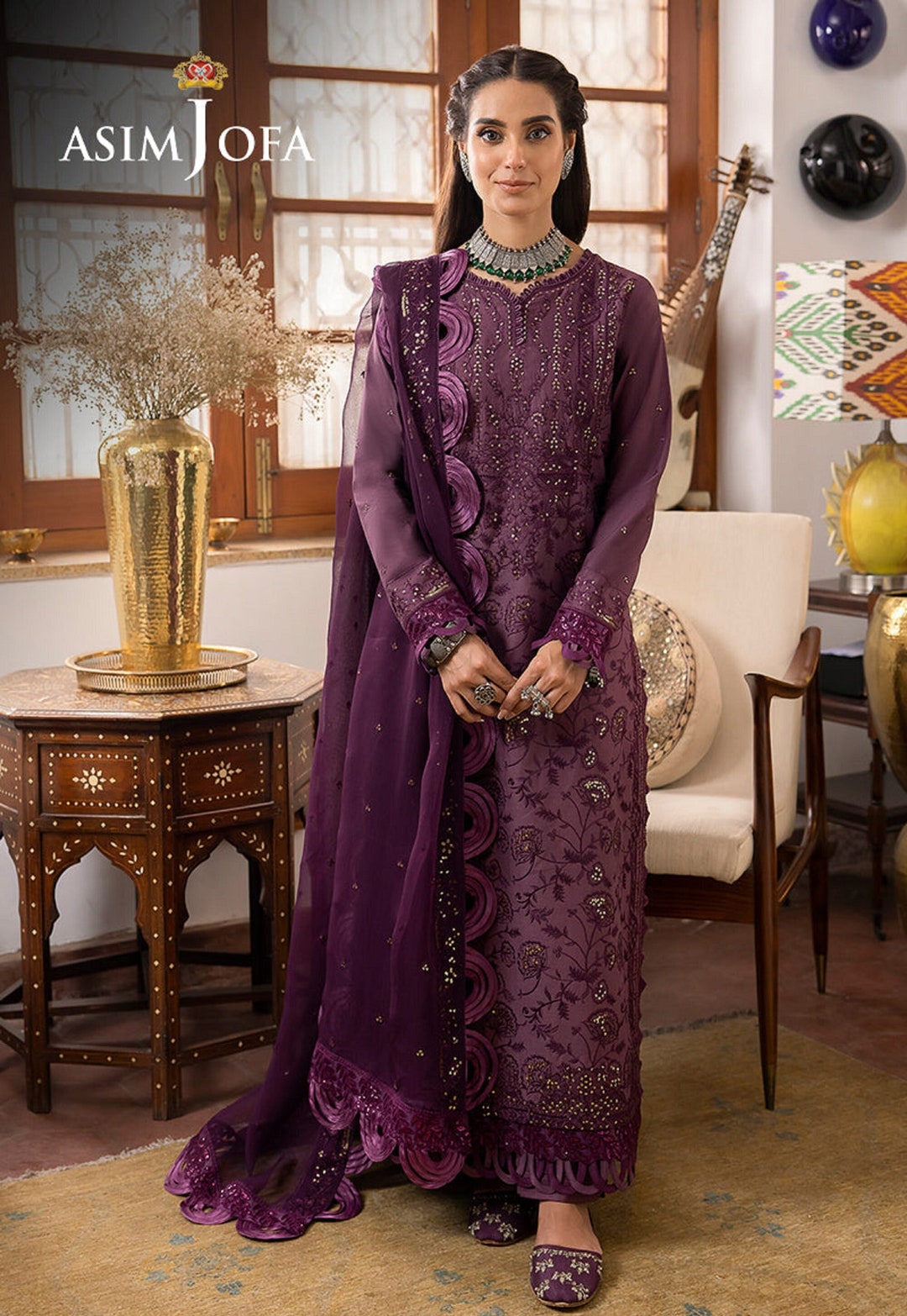 ASIM JOFA Eid Dresses Collection Pakistani Dress Party Wear Dress Wedding Dress Indian Dress ...